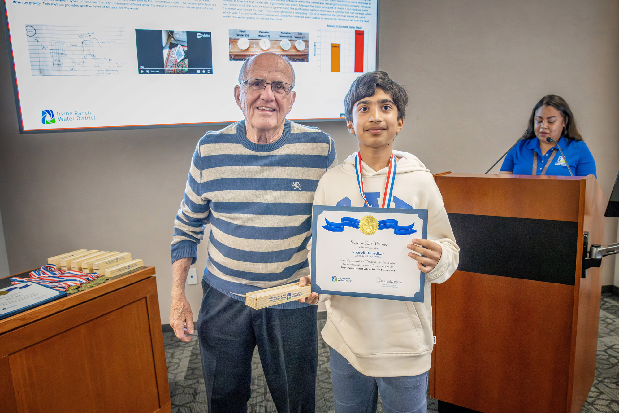 IRWD honors young scientists as part of annual IUSD Science Fair