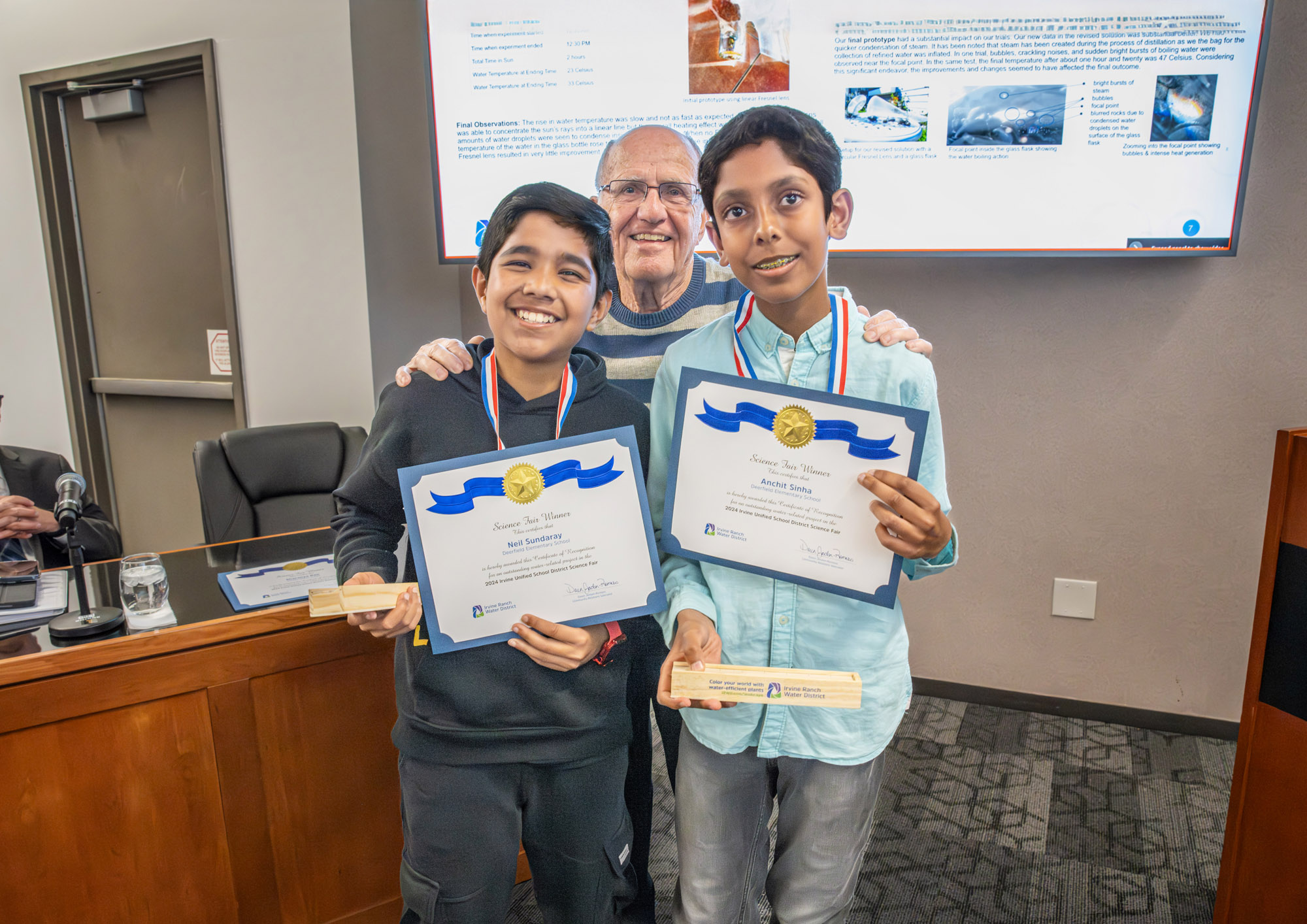 IRWD honors young scientists as part of annual IUSD Science Fair