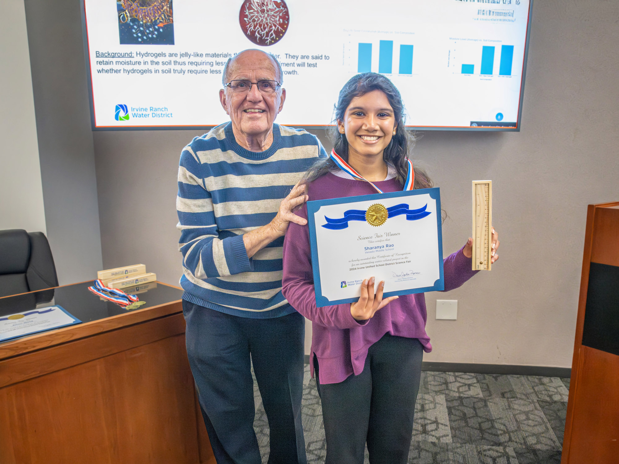 IRWD honors young scientists as part of annual IUSD Science Fair